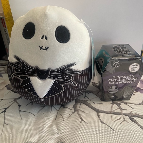 Toys | Jack Skellington Squishmallow With Collector Plush Blind Bag ...
